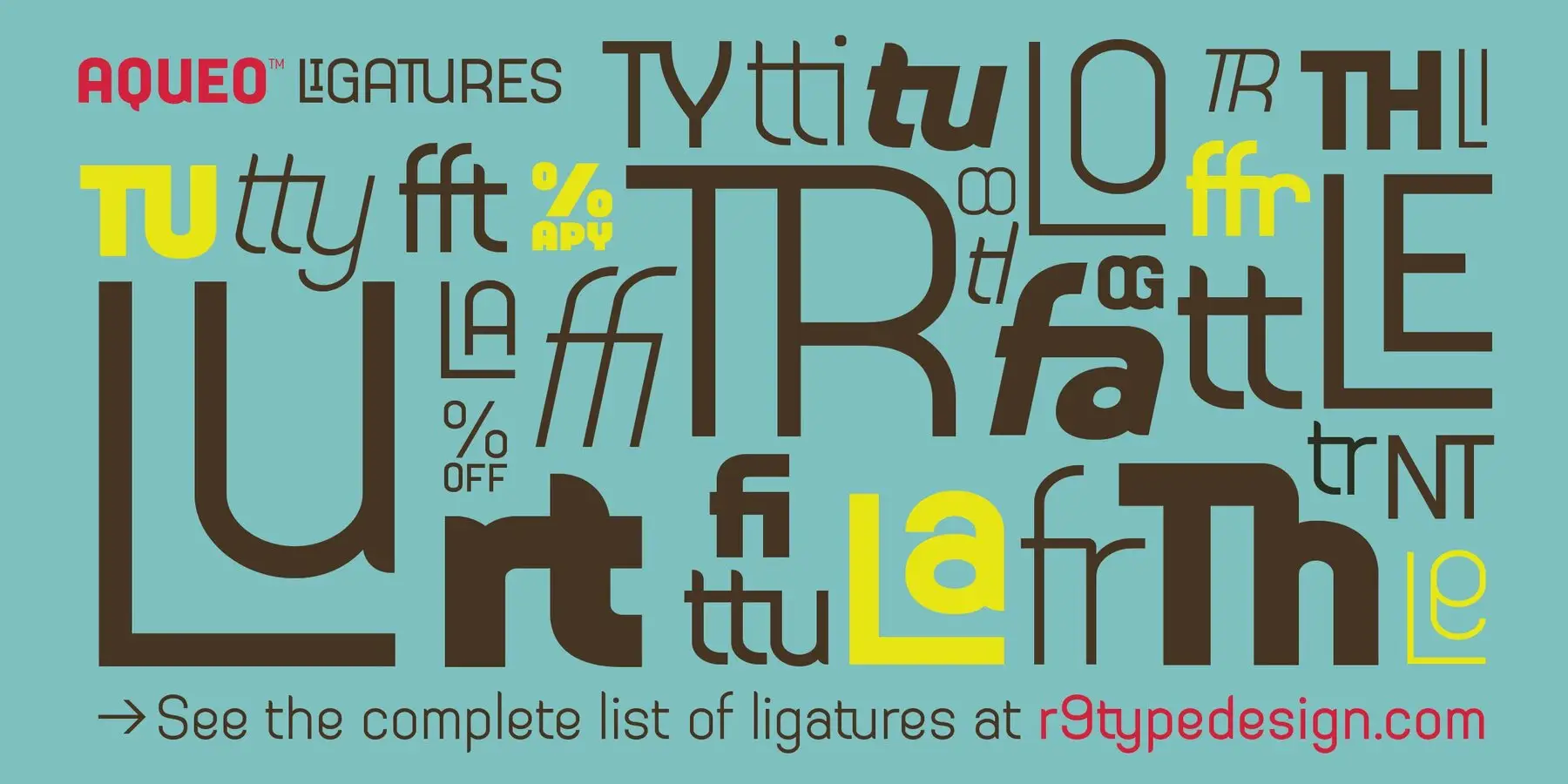 Aqueo Font - YouWorkForThem