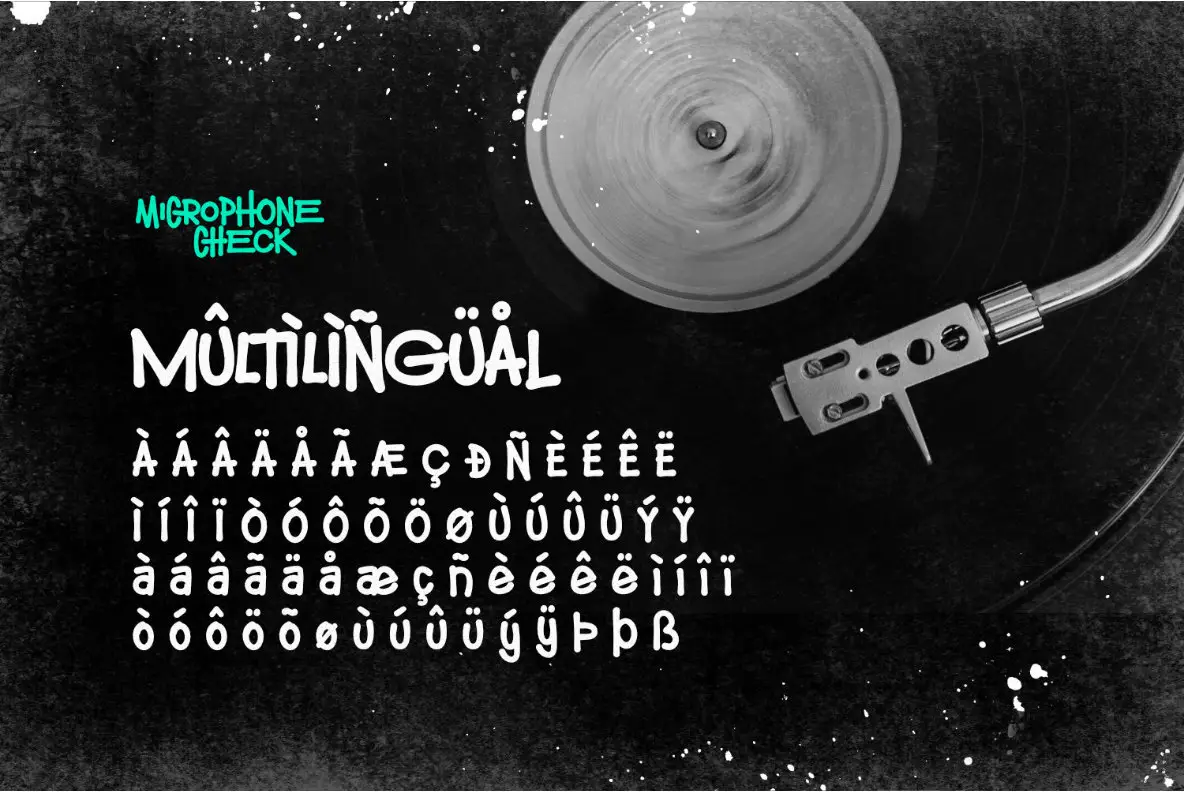 Microphone Check Font - FontPath