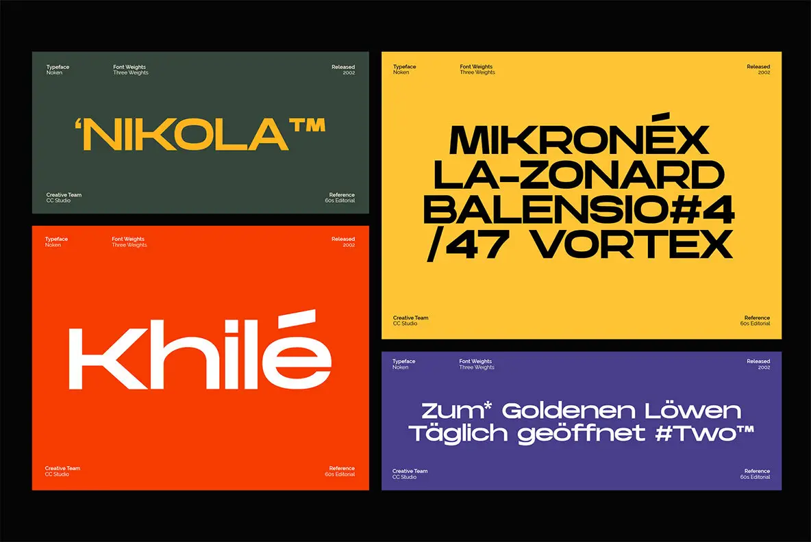 Noken Font - YouWorkForThem