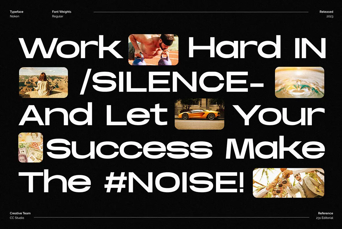 Noken Font - YouWorkForThem