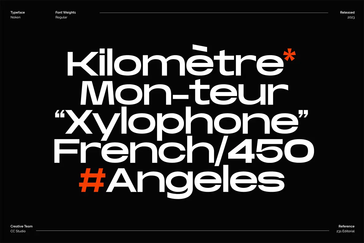 Noken Font - YouWorkForThem