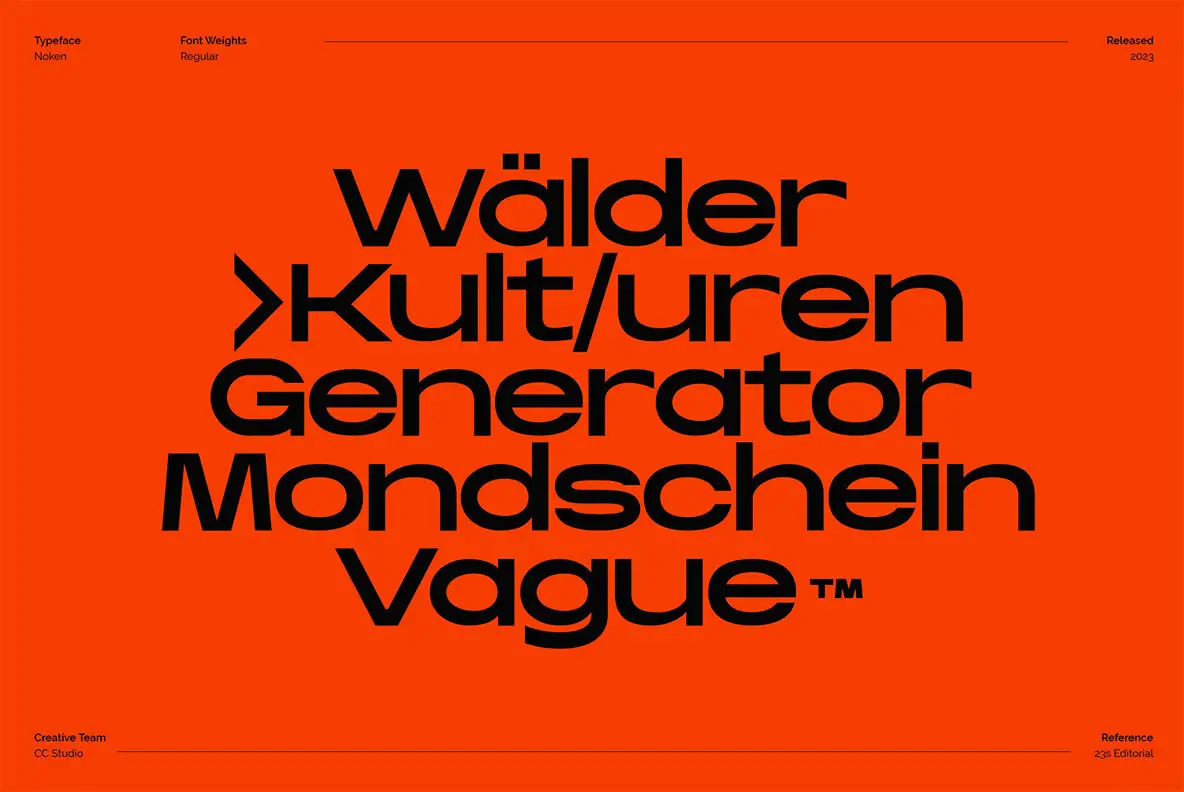 Noken Font - YouWorkForThem