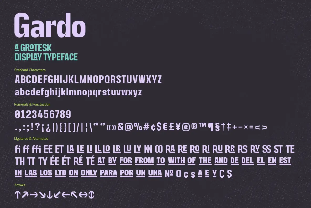 Gardo Grotesk Font - FontPath