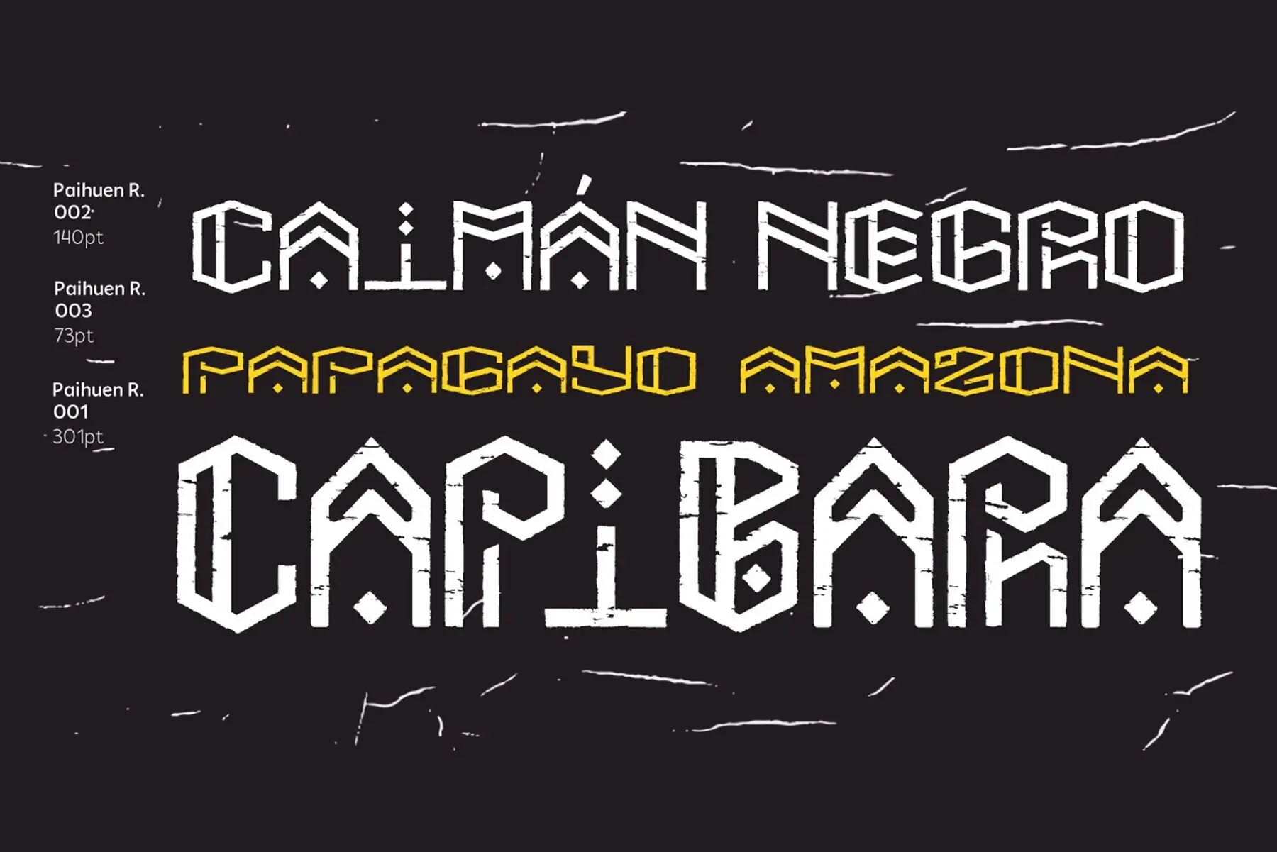 Paihuen Rough Font - FontPath