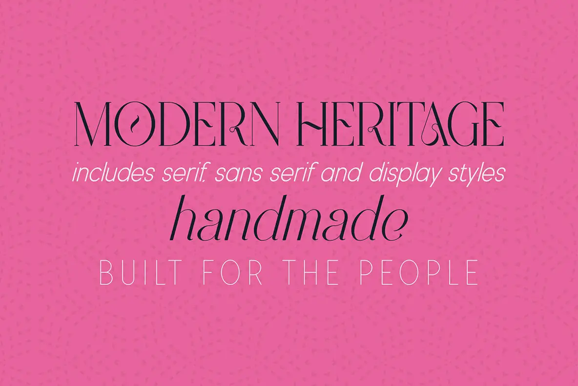 Modern Heritage Font - FontPath