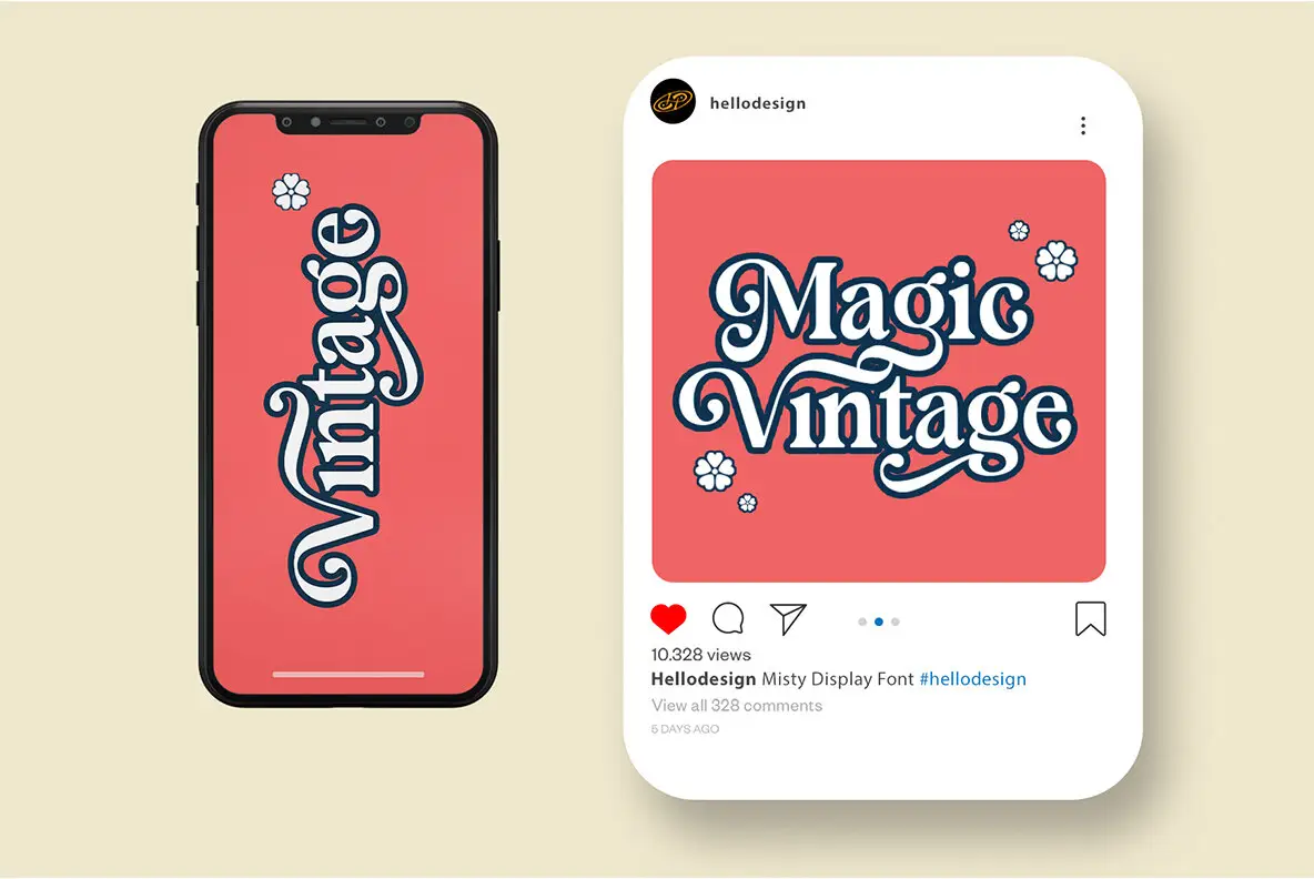 Misty Display Font - FontPath