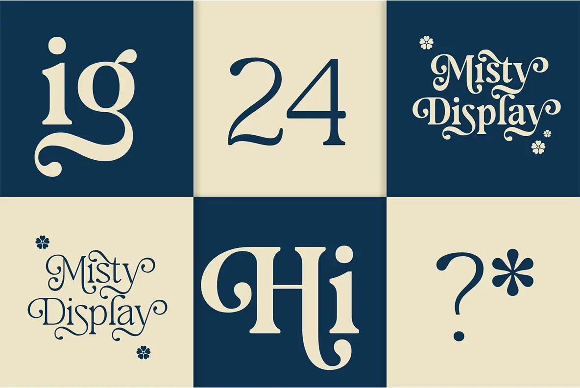 Misty Display Font - YouWorkForThem