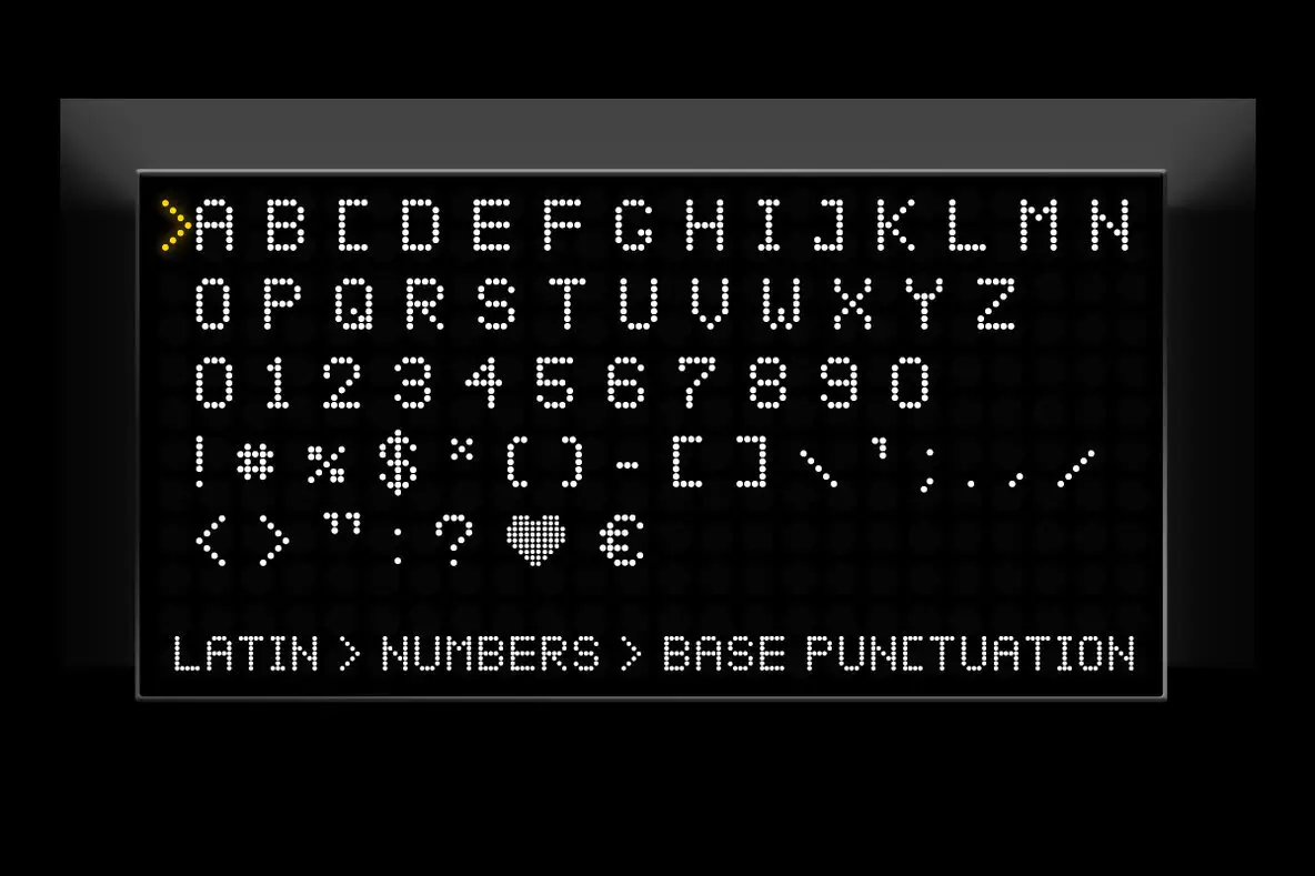 Led Screen Font - FontPath