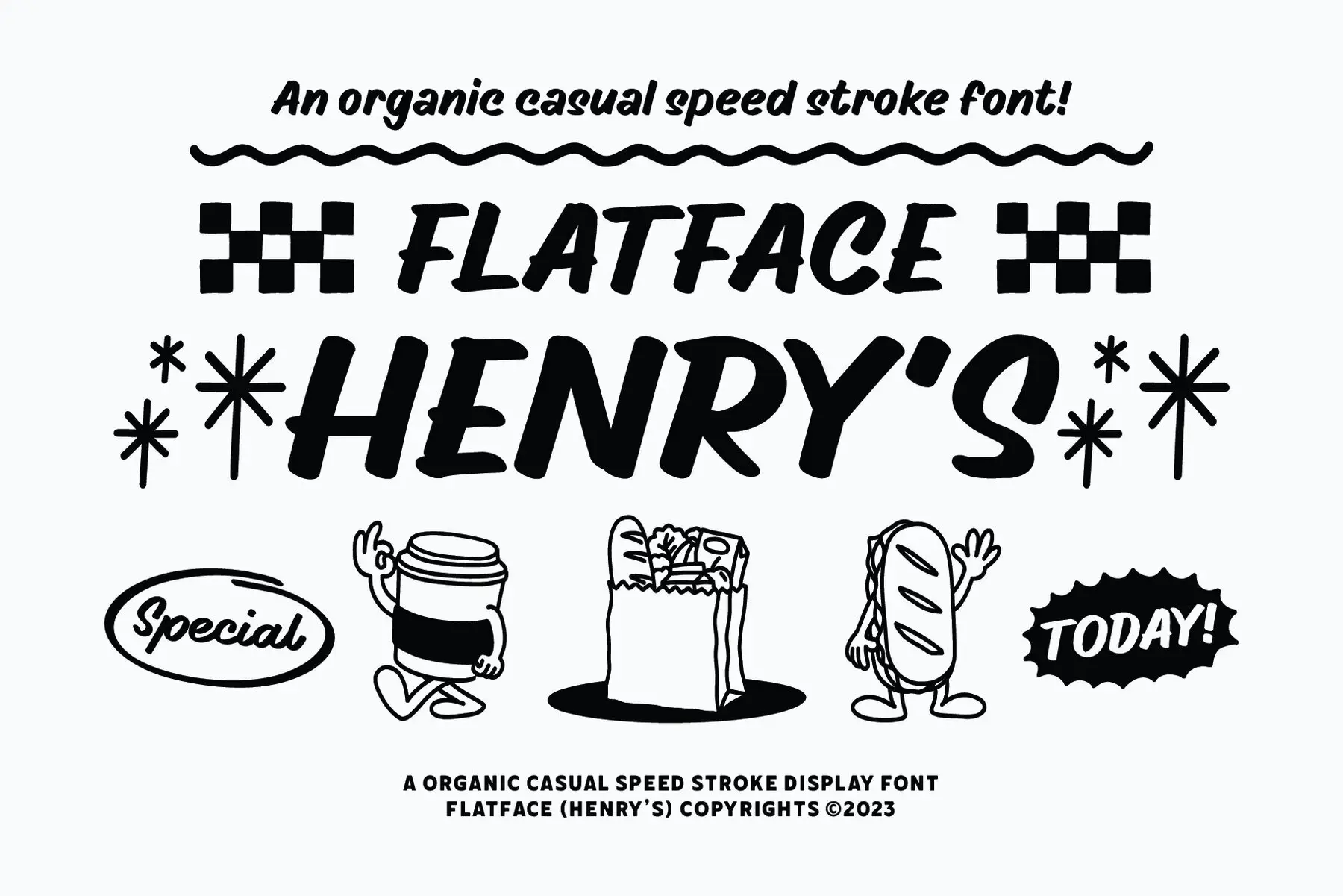 Flatface Henrys Font - FontPath