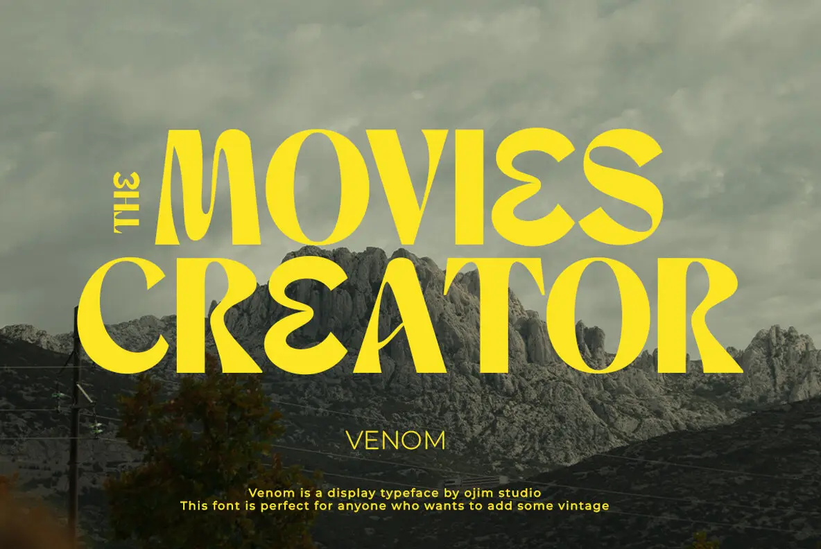 VENOM Font - YouWorkForThem