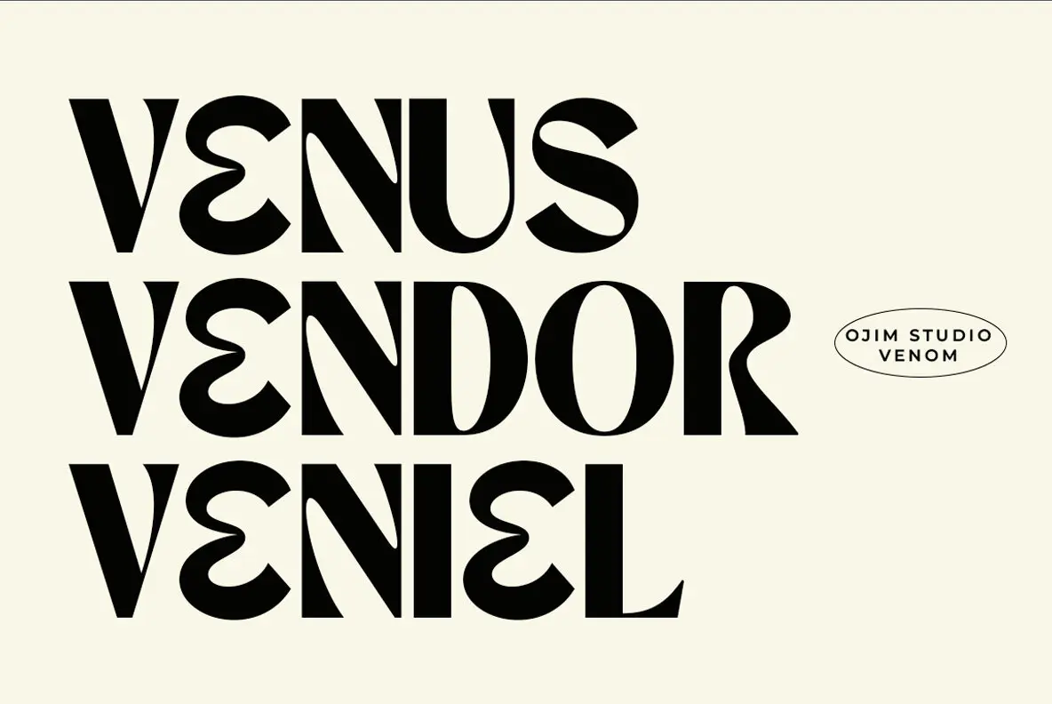 VENOM Font - YouWorkForThem