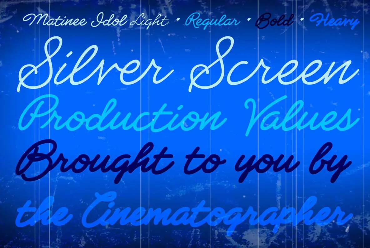 Matinee Idol Font - YouWorkForThem