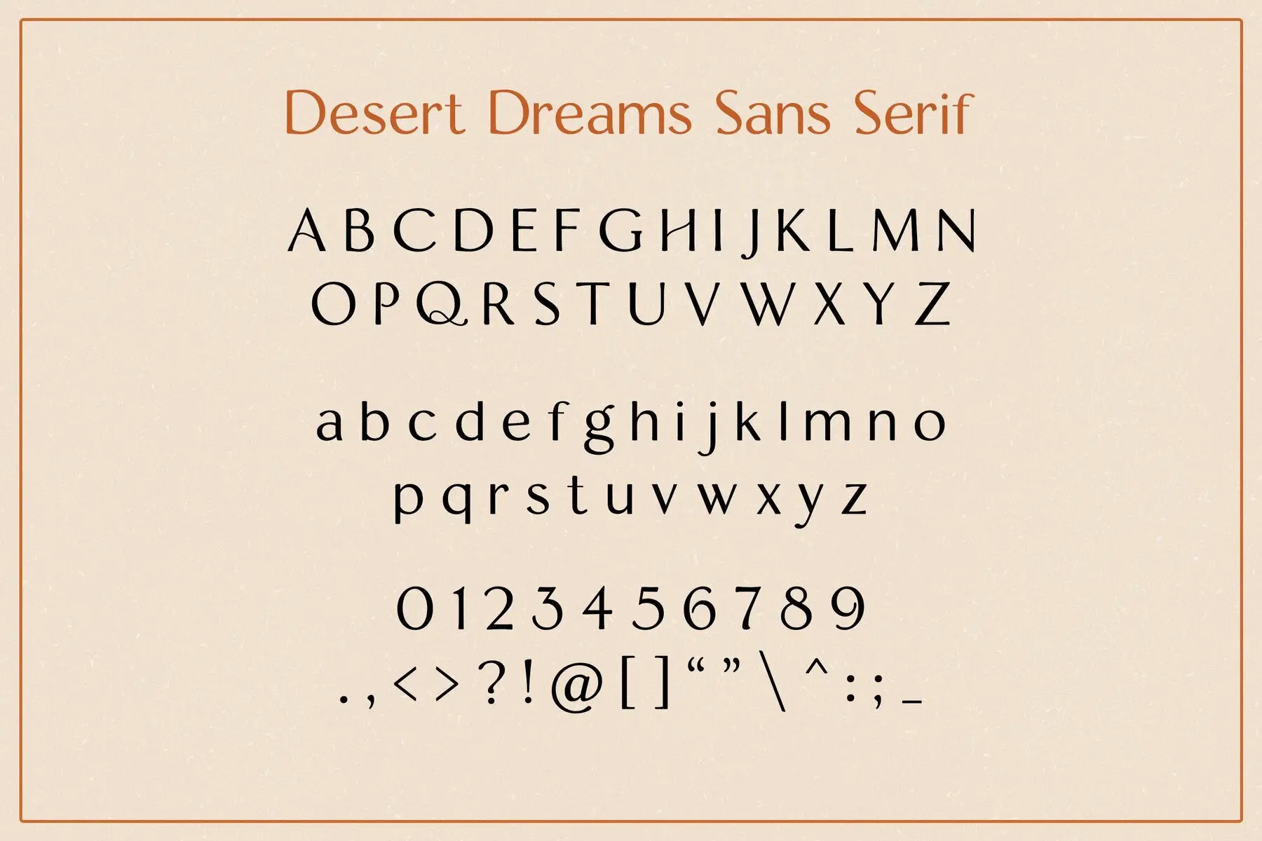 Desert Dreams Font - YouWorkForThem