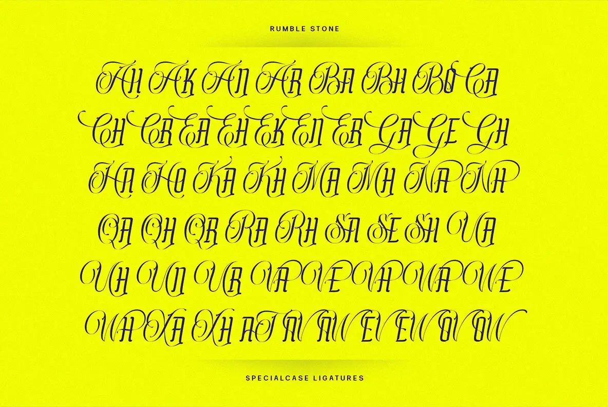 Rumble Stone Font - YouWorkForThem