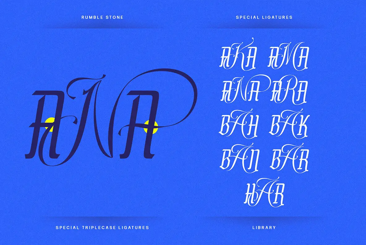 Rumble Stone Font - FontPath