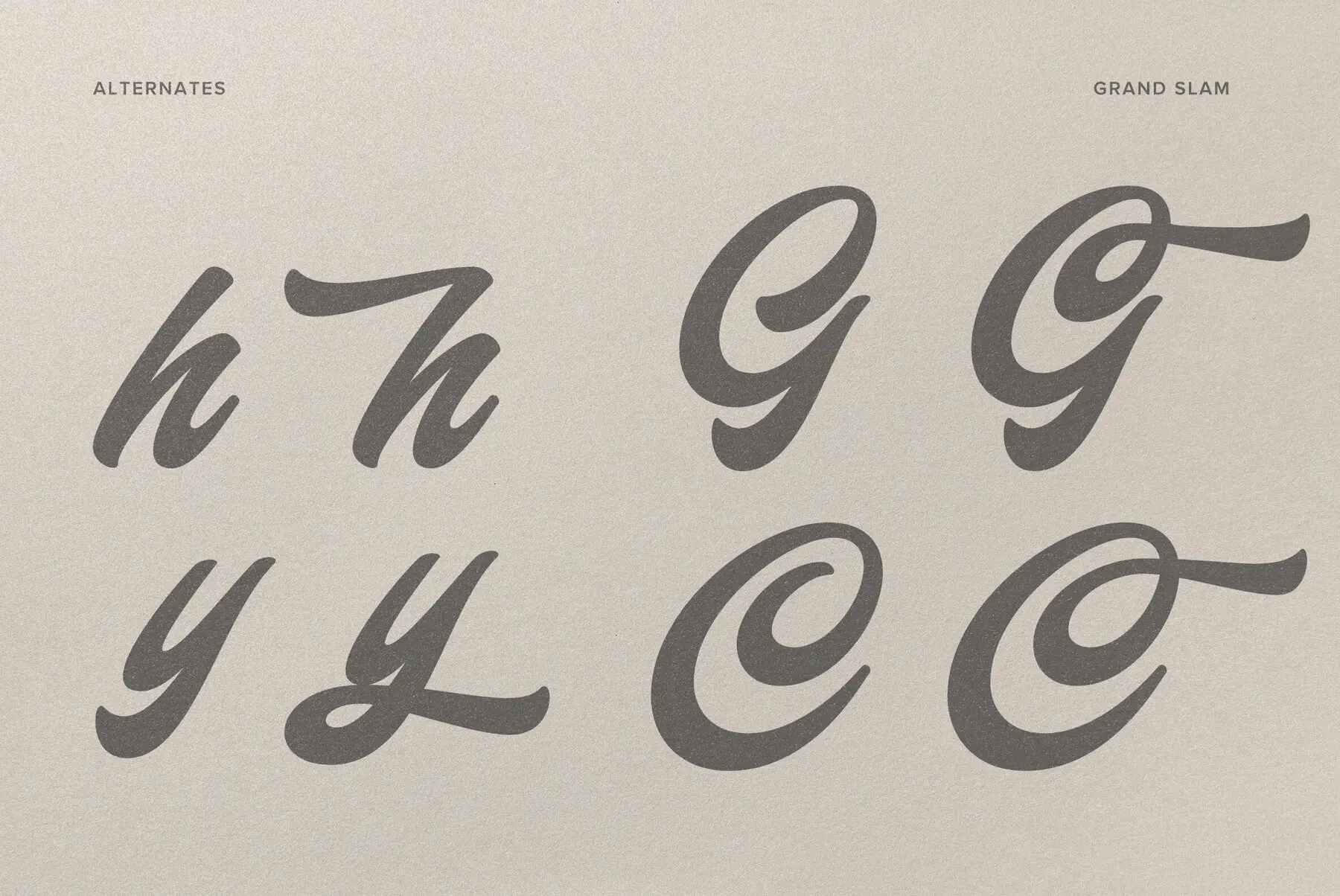 Grand Slam Font: Serving Up Elegance in Typography - YouWorkForThem