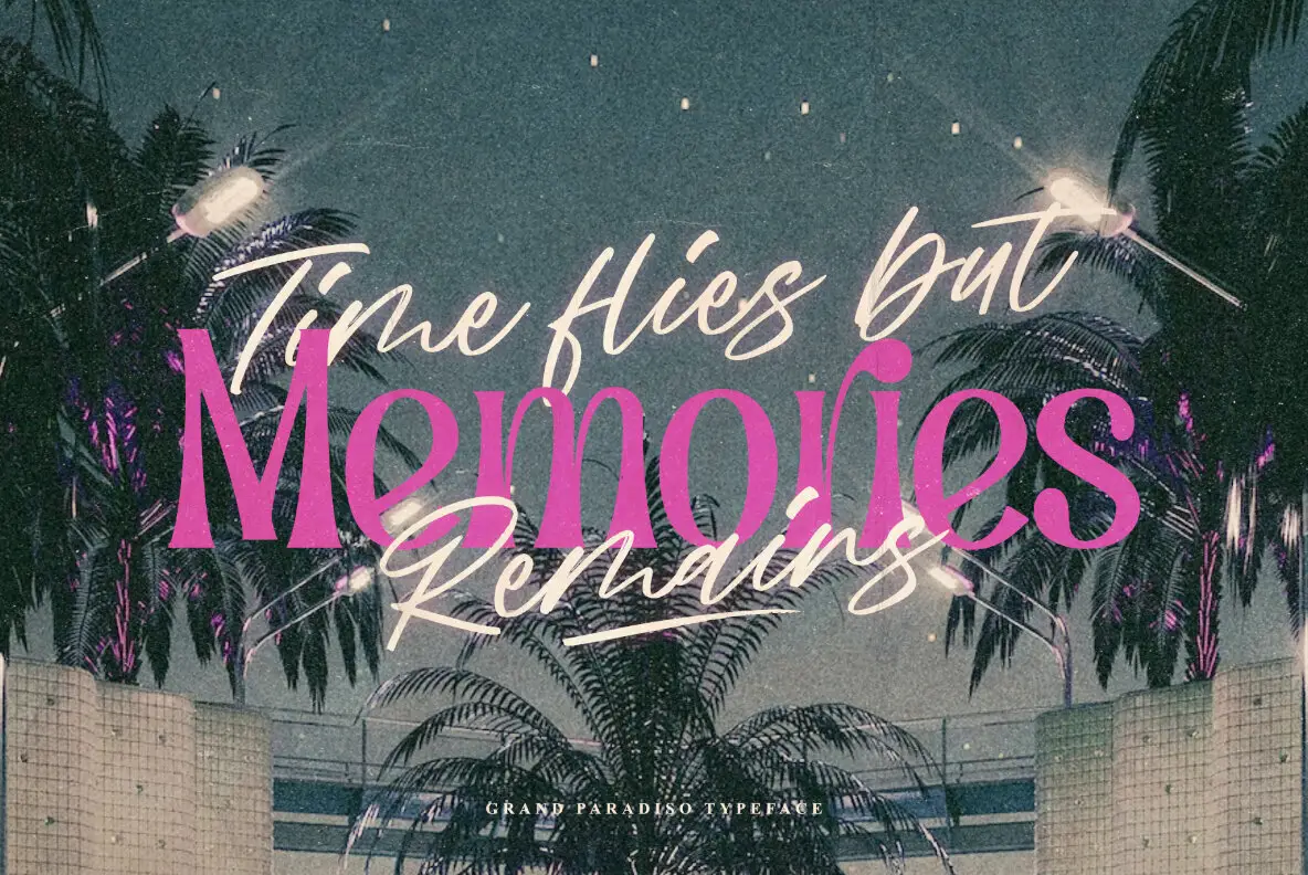 Grand Paradiso Font - YouWorkForThem