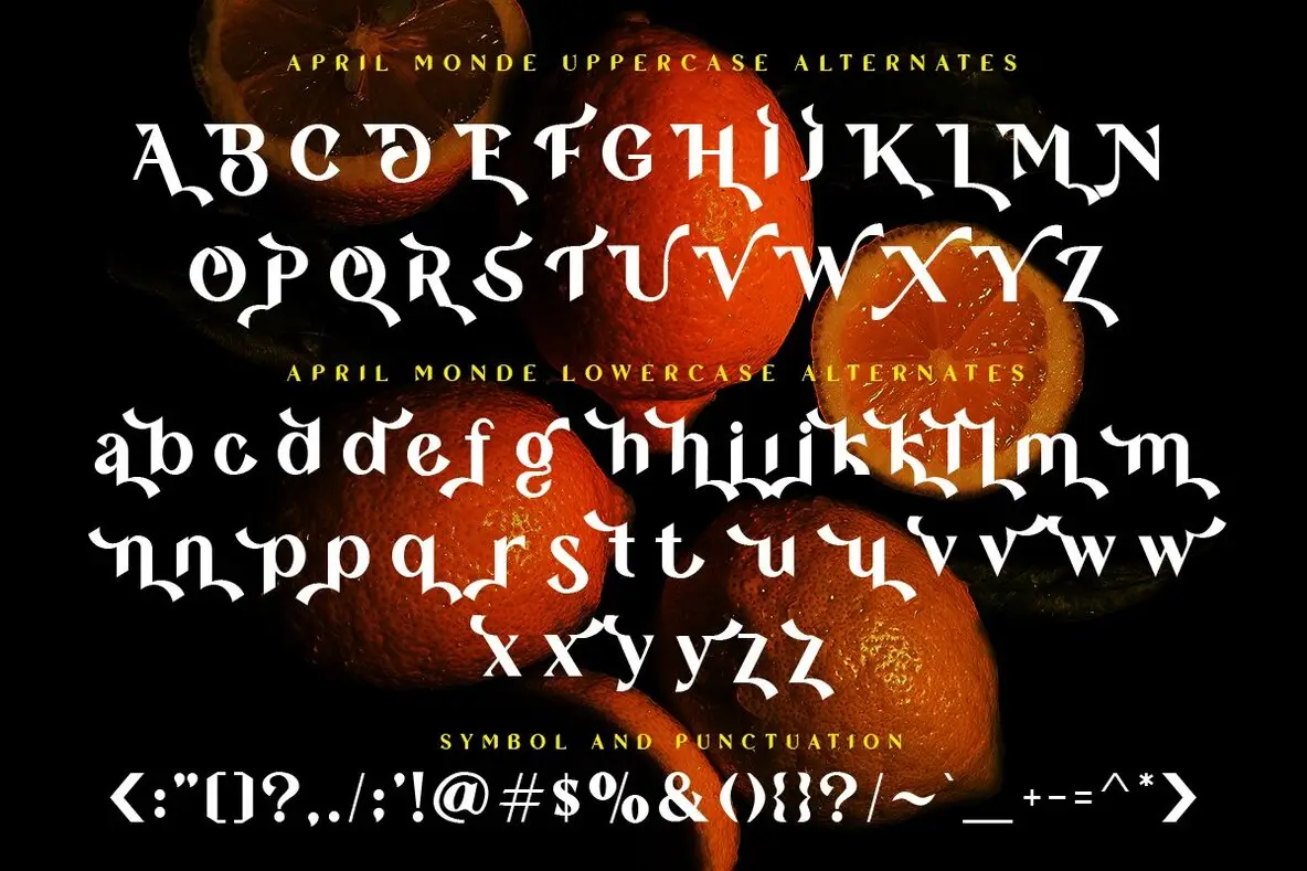 April Monde Font - YouWorkForThem