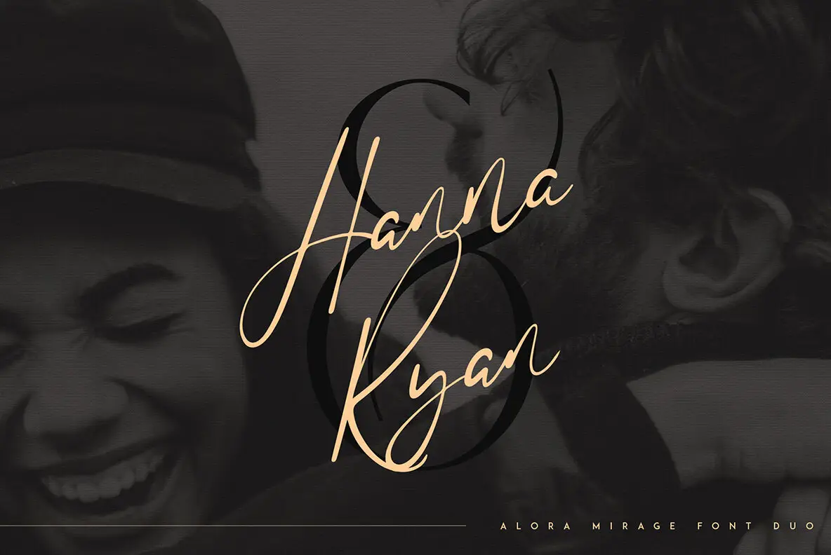 Alora and Mirage Font - YouWorkForThem