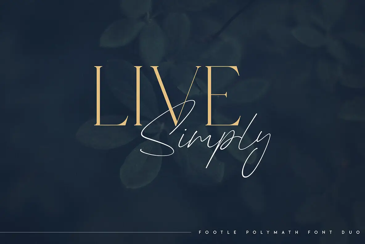 Footle and Polymath Font - FontPath