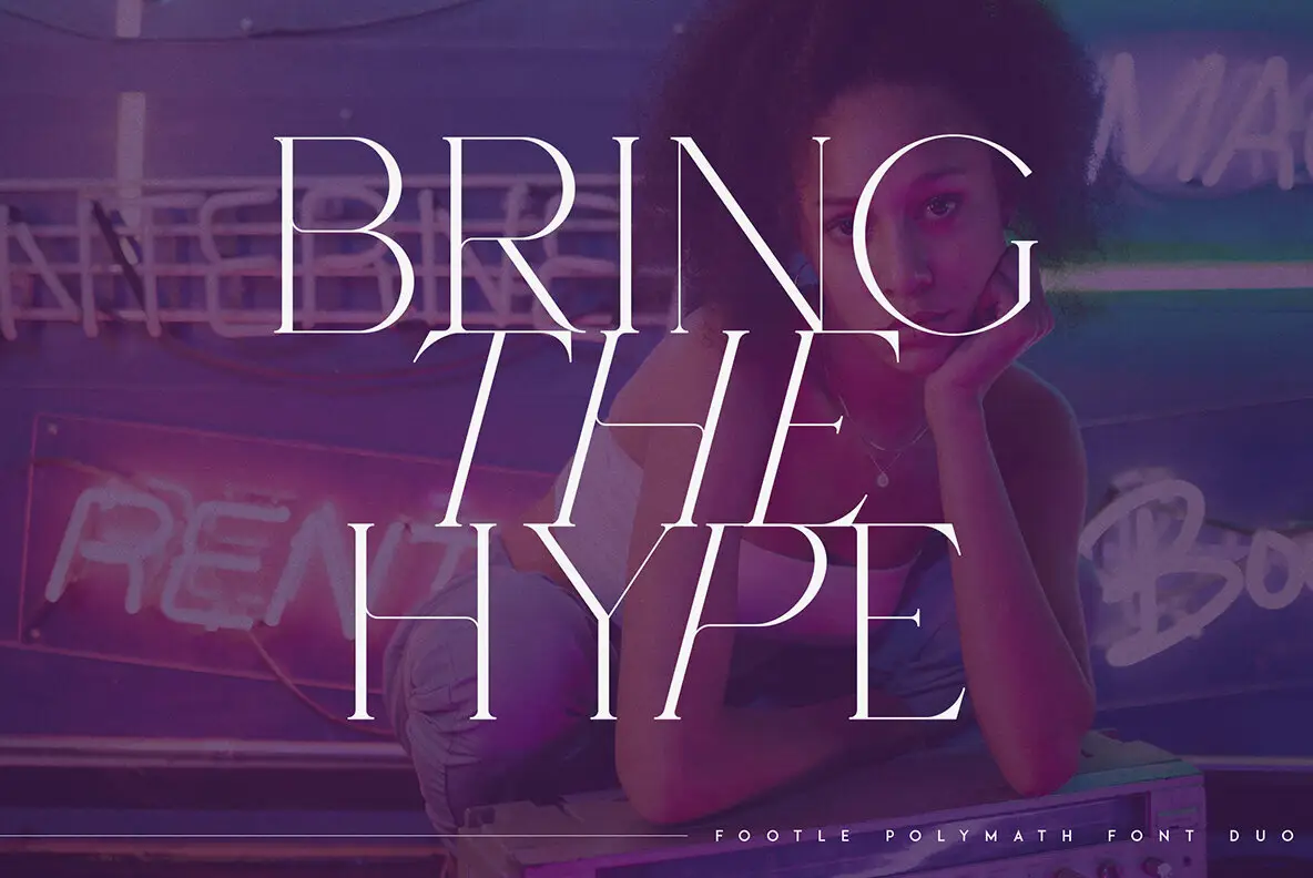 Footle and Polymath Font - FontPath