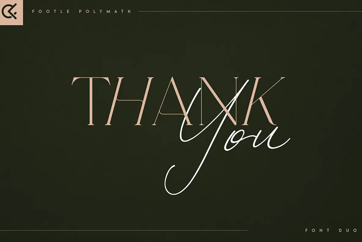 Footle and Polymath Font - FontPath