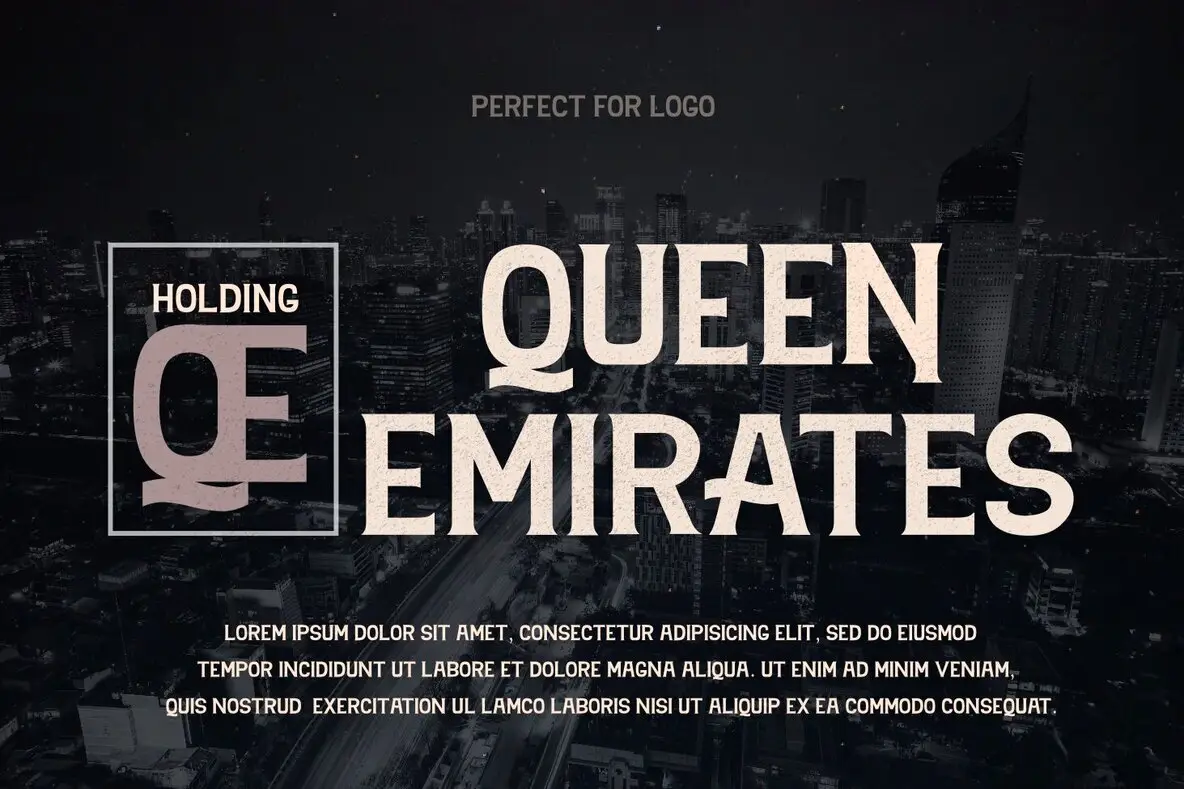 Queen Emirates Font - FontPath