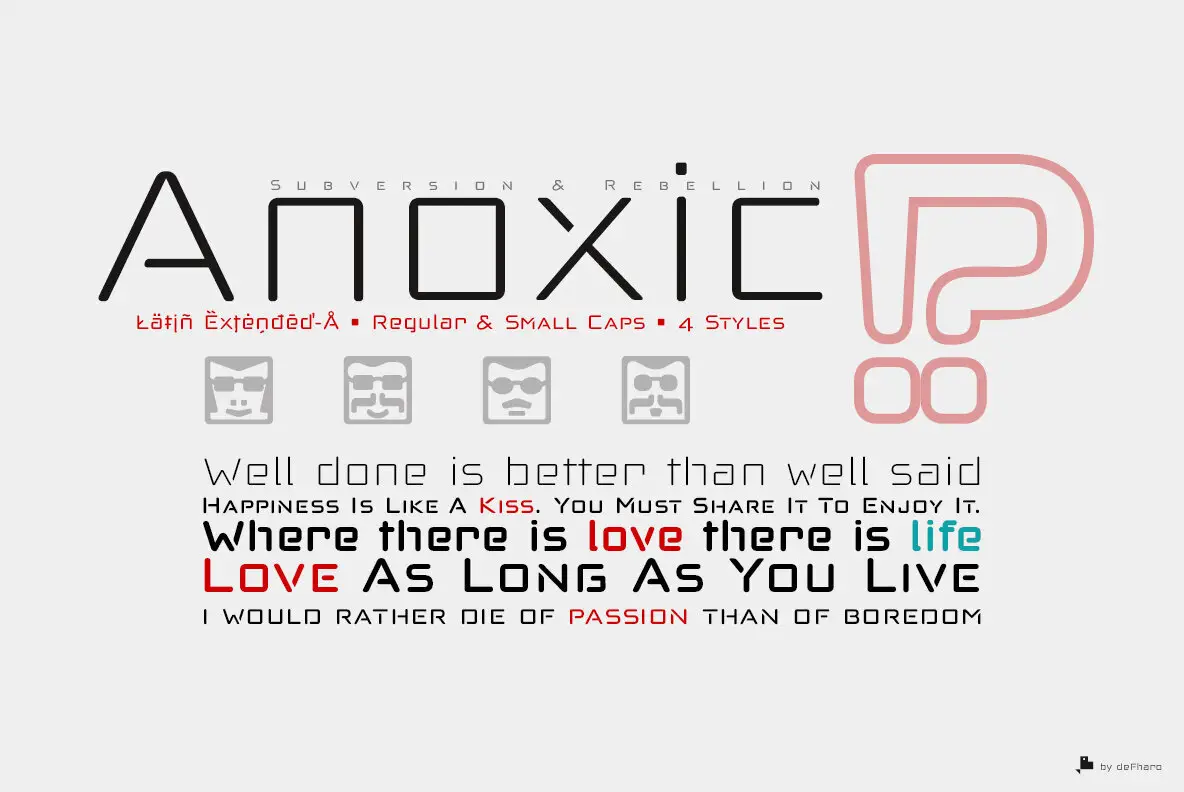 Axial Cut Font - YouWorkForThem