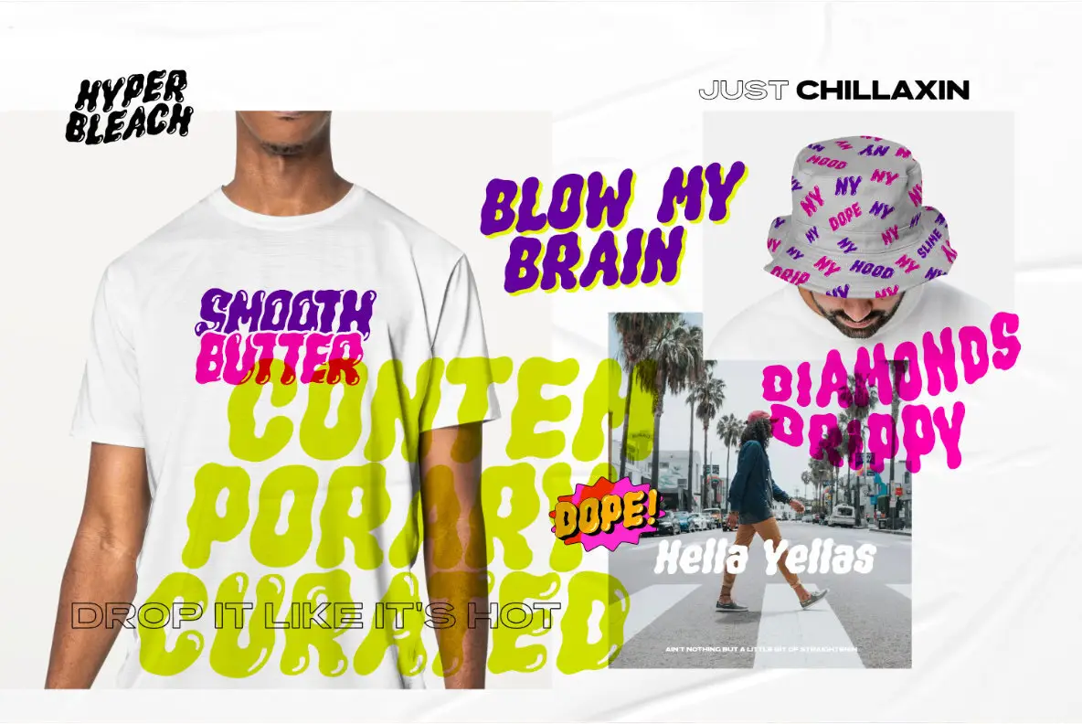 Hyper Bleach Font - YouWorkForThem