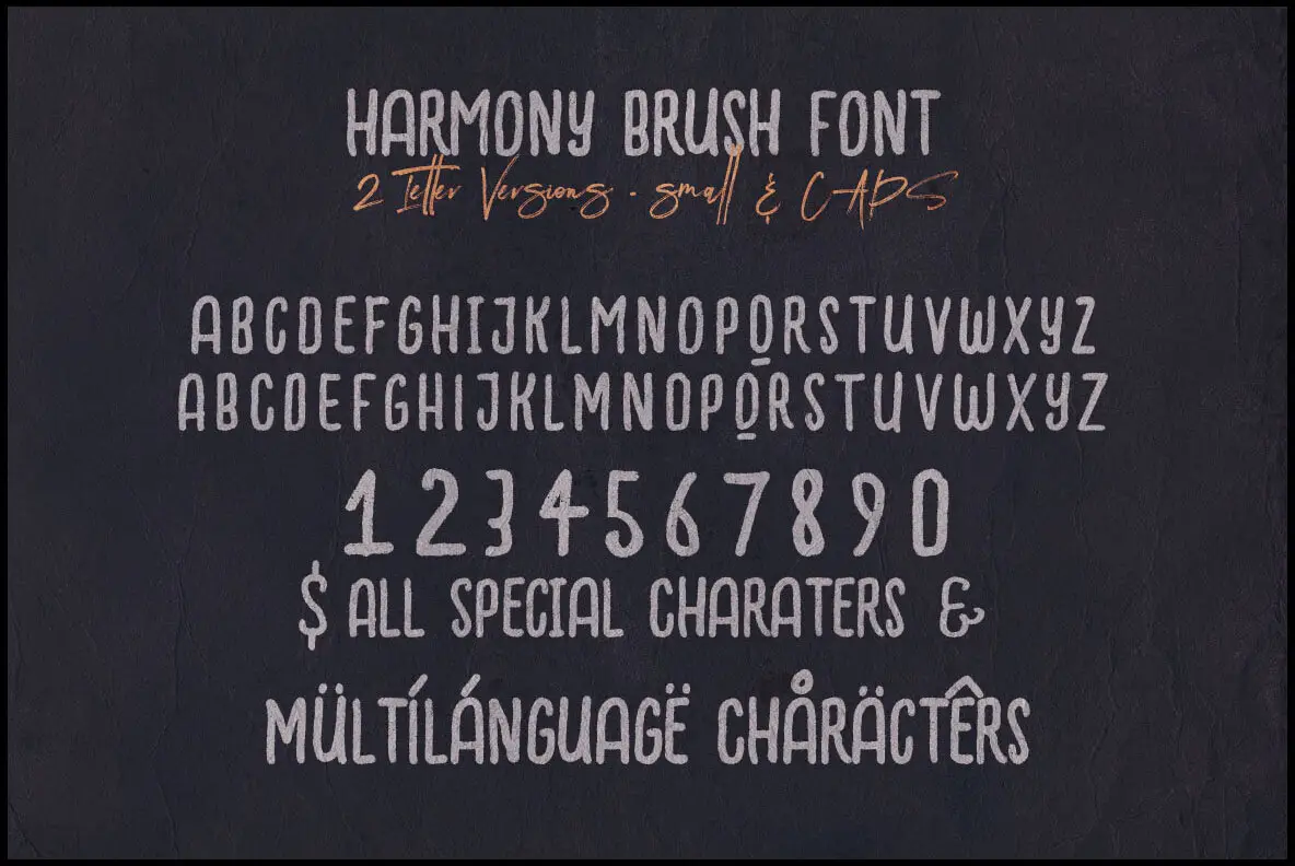 Harmony Font - YouWorkForThem