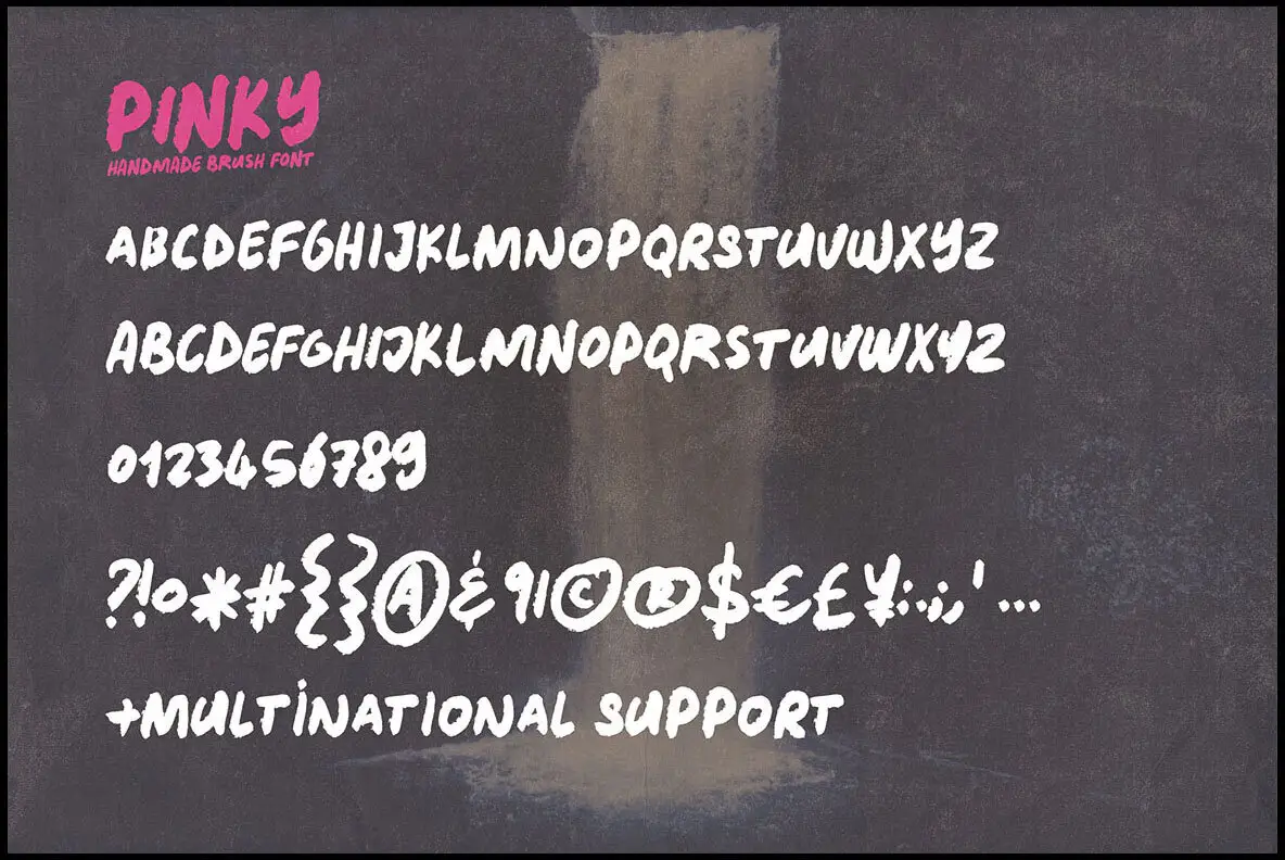 Pinky Font - YouWorkForThem