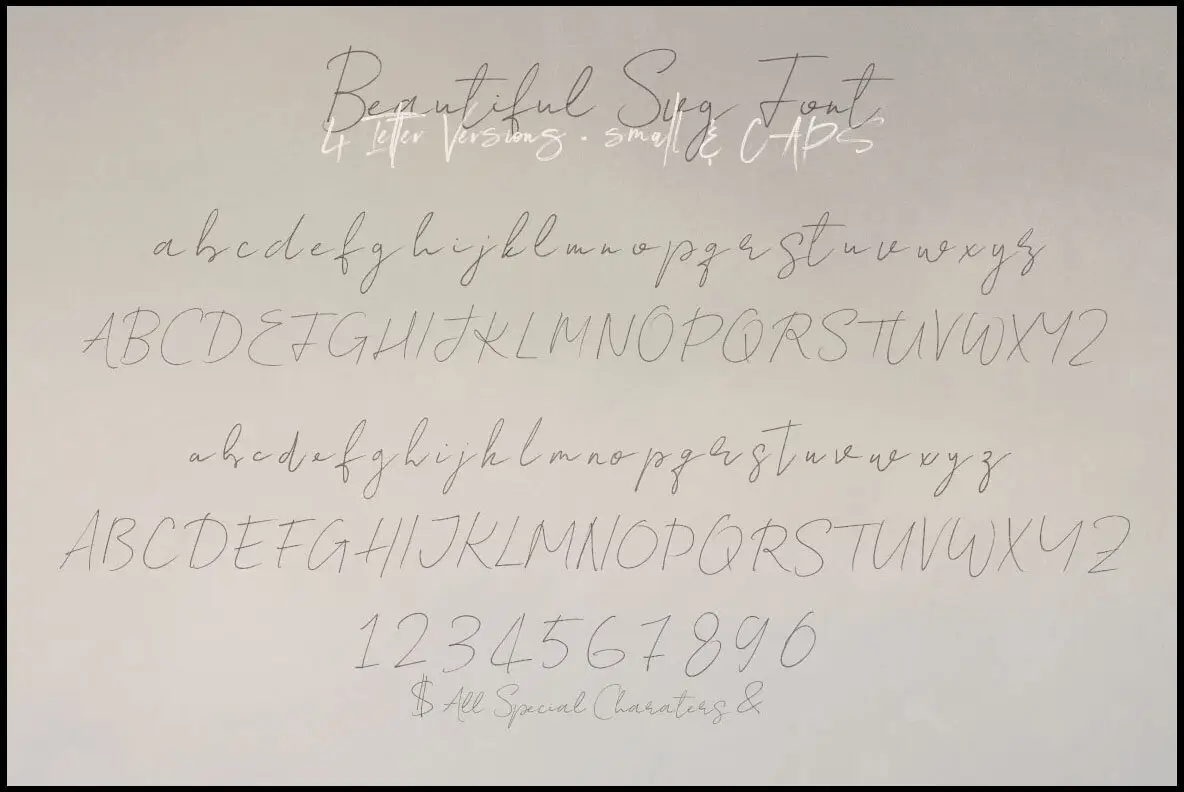 Beautiful SVG Font - FontPath