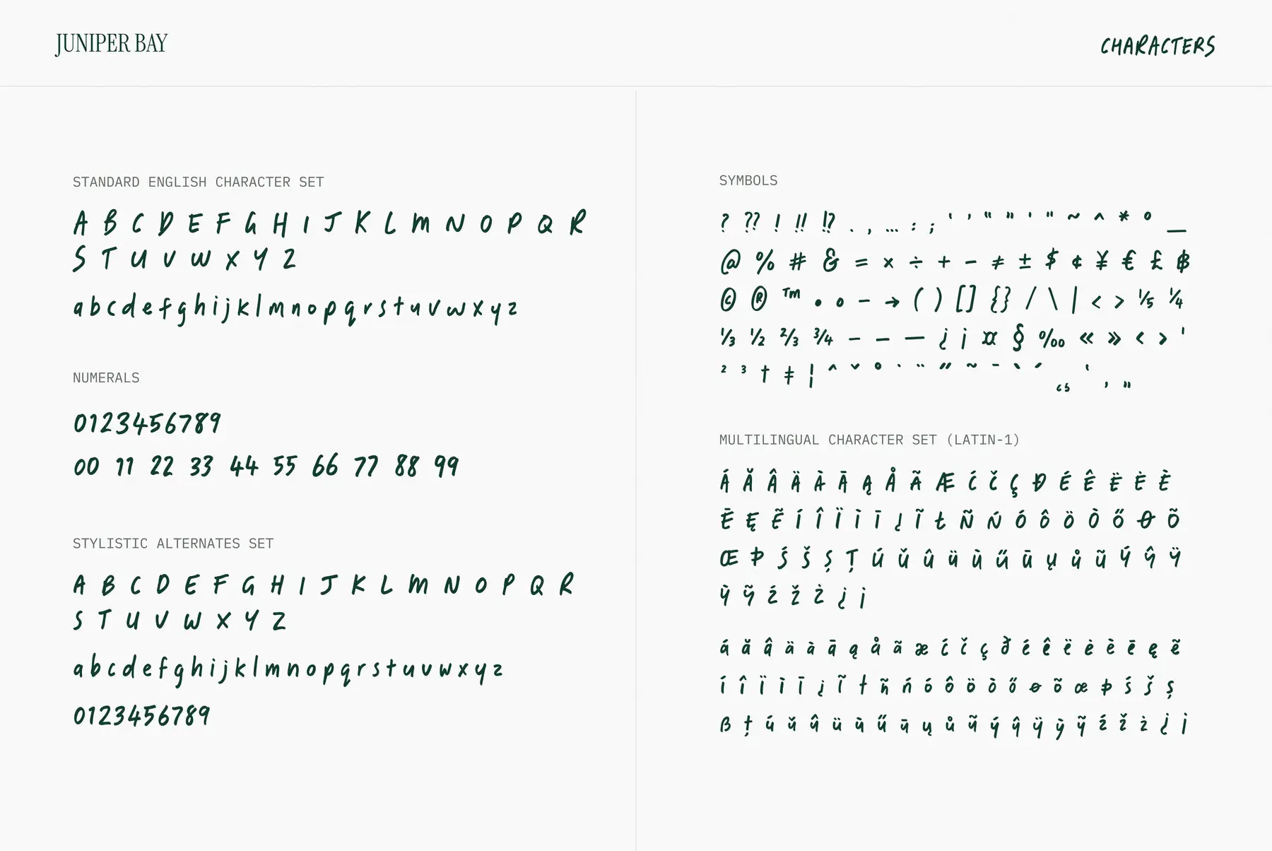 Juniper Bay Font - YouWorkForThem