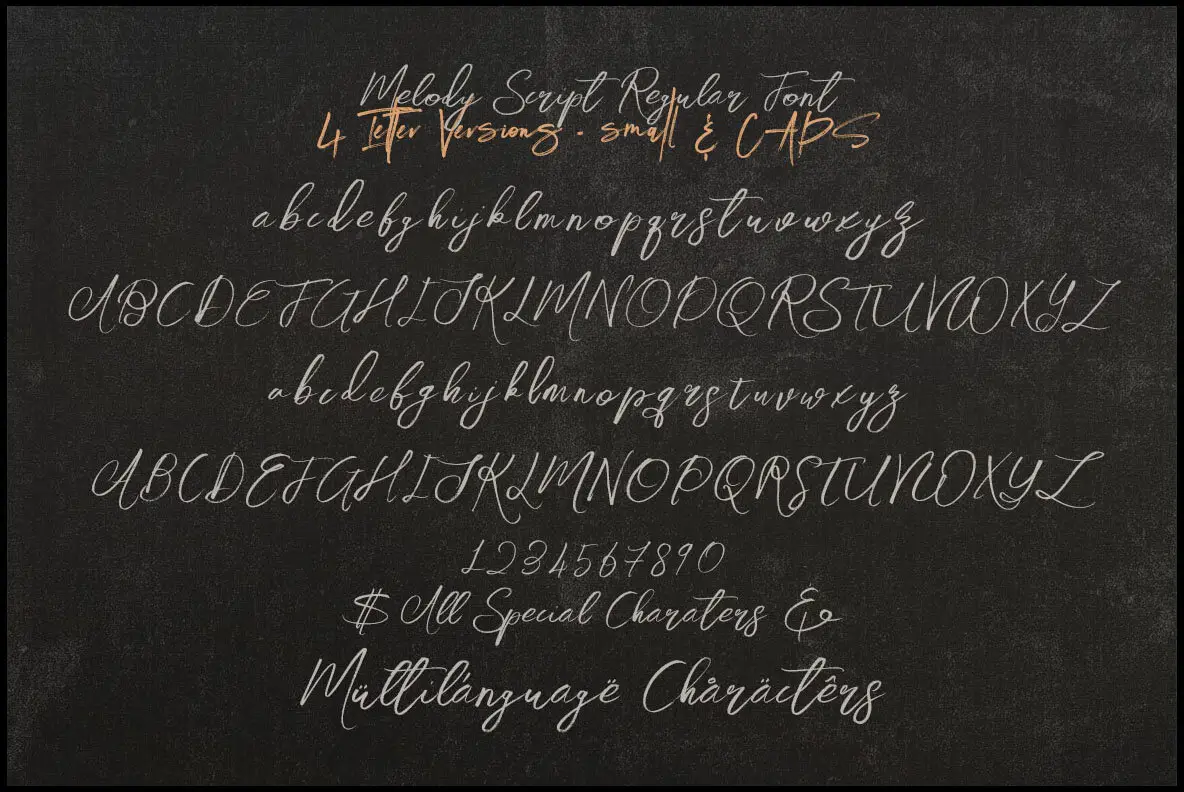 Melody SVG Font - FontPath