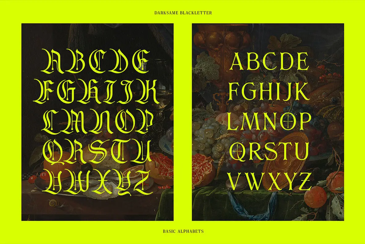 Dark Same Font - FontPath