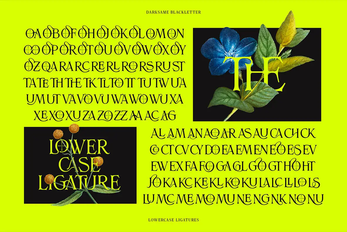 Dark Same Font - FontPath