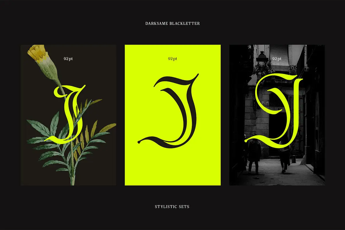 Dark Same Font - FontPath