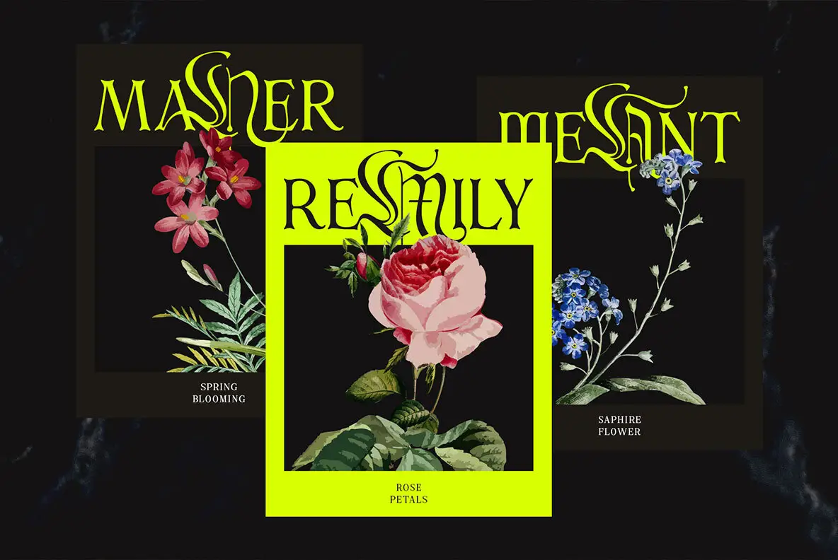 Dark Same Font - FontPath