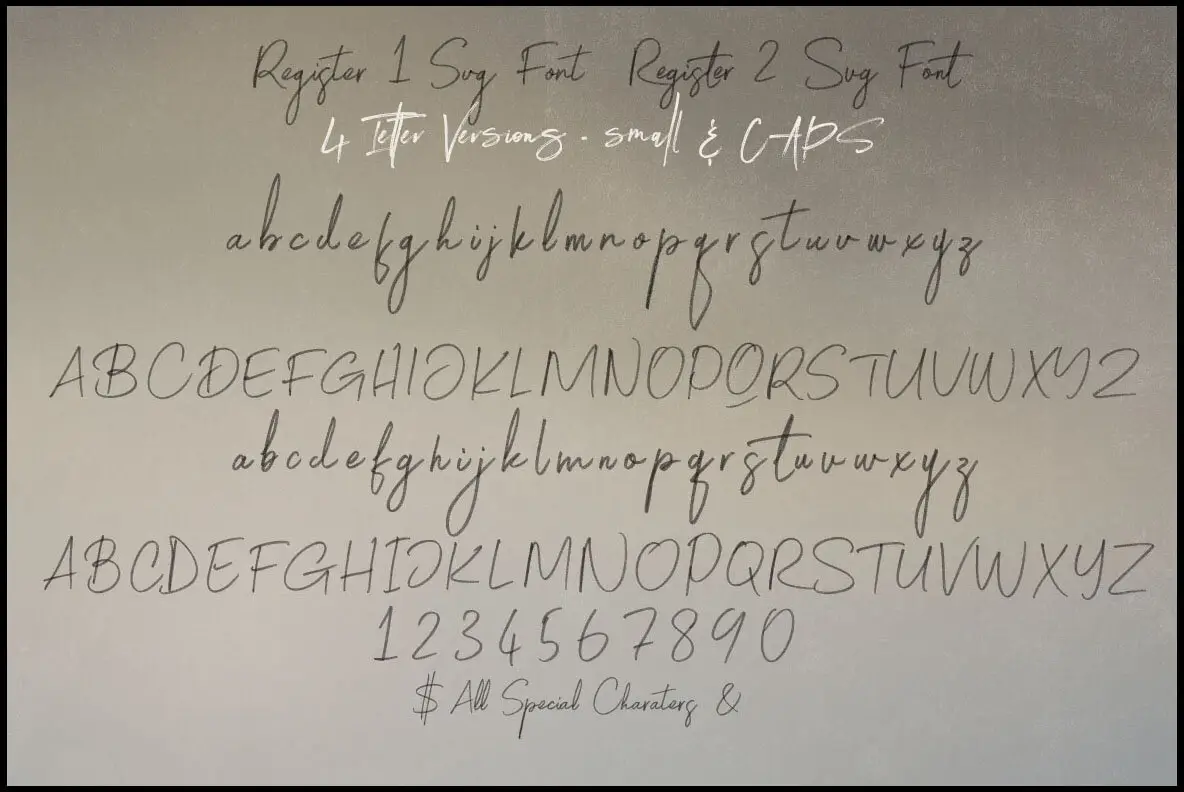 Register SVG Font - FontPath