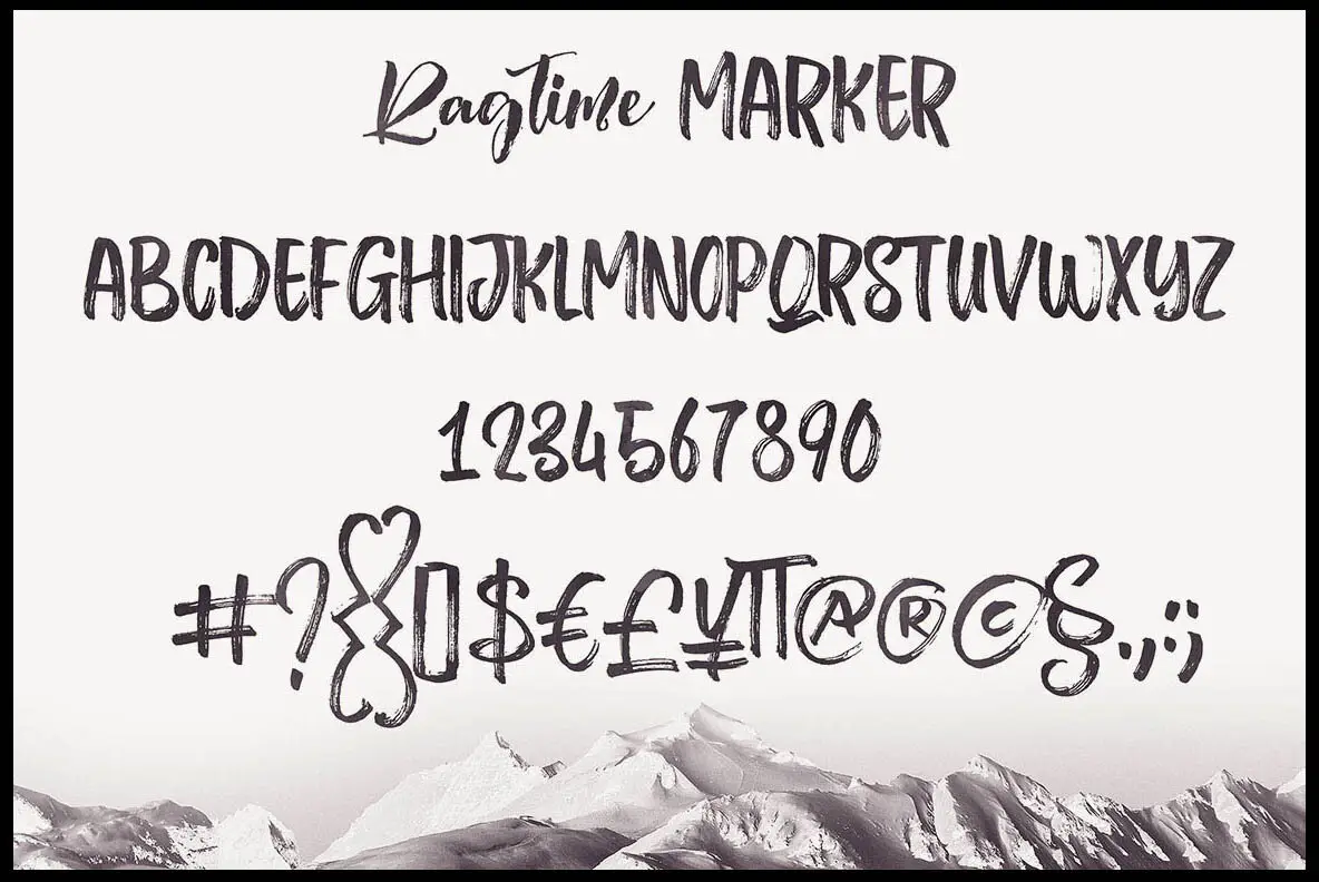 Ragtime Brush Font Duo - YouWorkForThem
