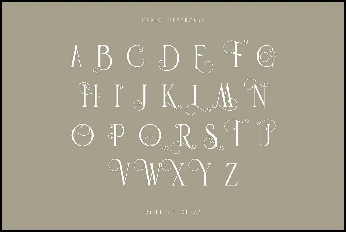 Genio Font - YouWorkForThem