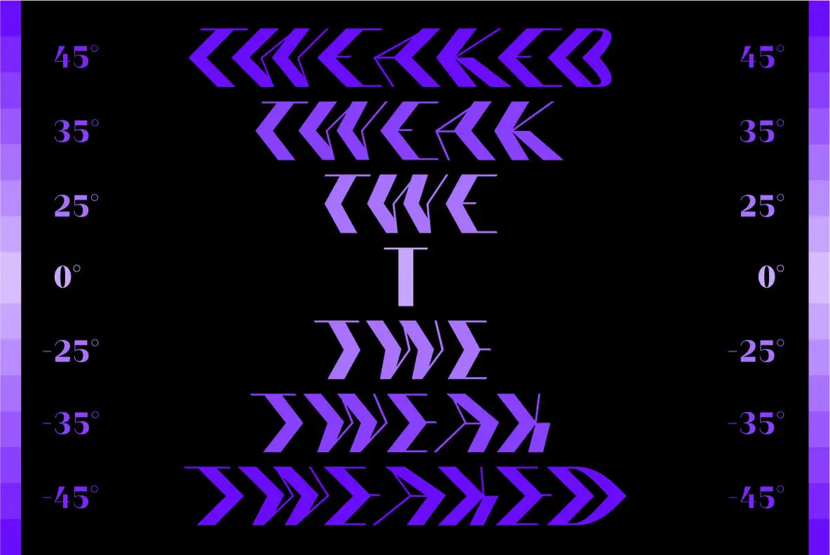 Tweaker Font - YouWorkForThem