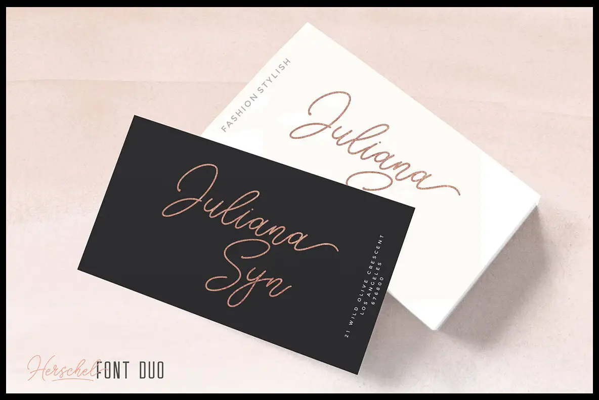 Herschel Font - YouWorkForThem