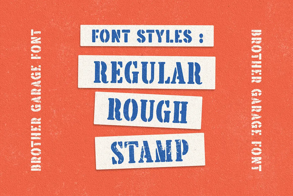 Brother Garage Font - FontPath