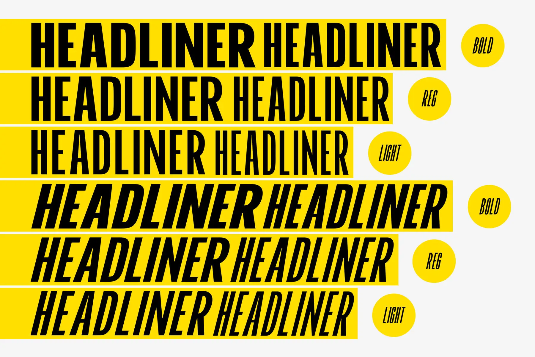 Headliner TC Font - YouWorkForThem
