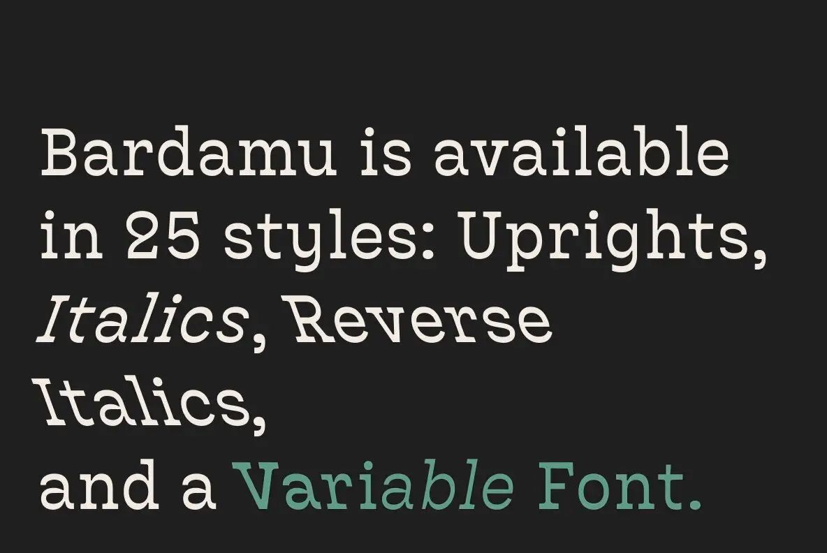 Bardamu Font - YouWorkForThem