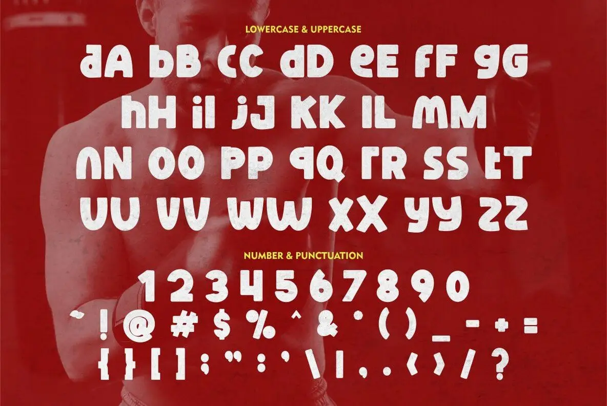 Boxer Punch Font - YouWorkForThem