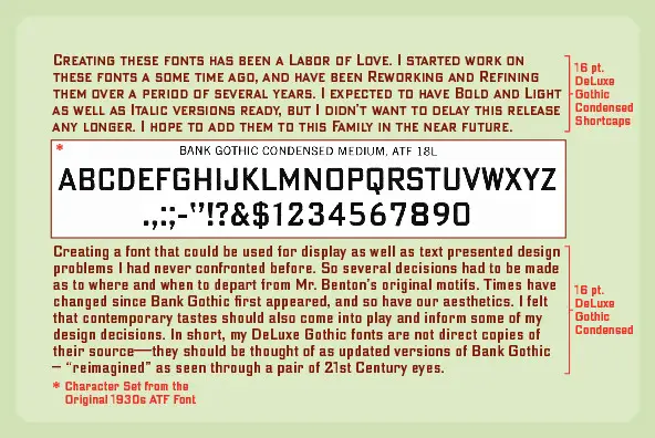Deluxe Gothic Font Fontpath
