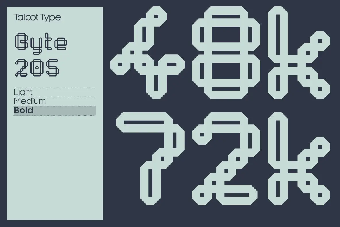 Byte 205 Font - FontPath