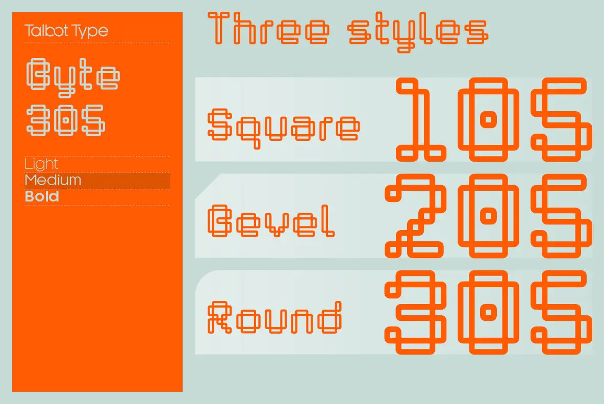 Byte 305 Font - FontPath